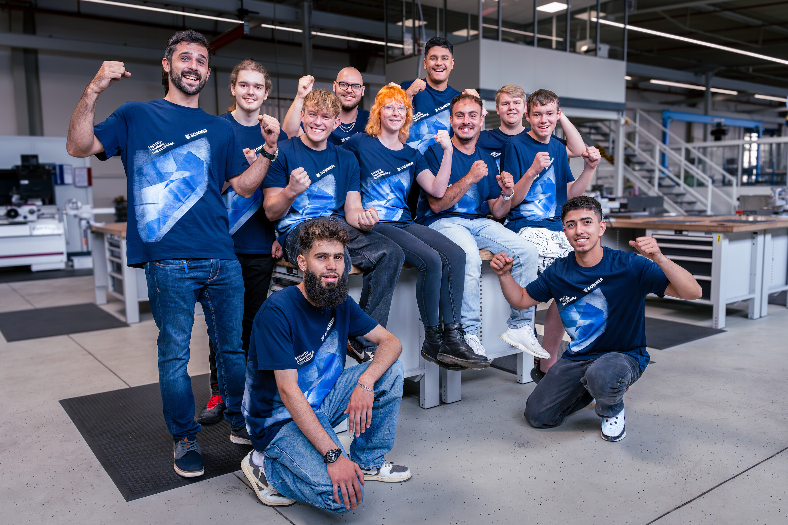 Frischer Wind für SOMMER: Elf neue Azubis starten durch